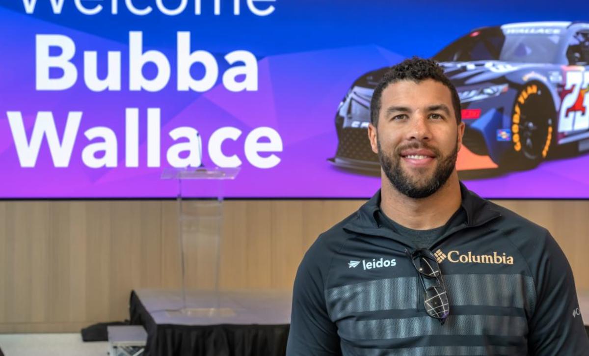Bubba Wallace visits Leidos Global Headquarters | Leidos