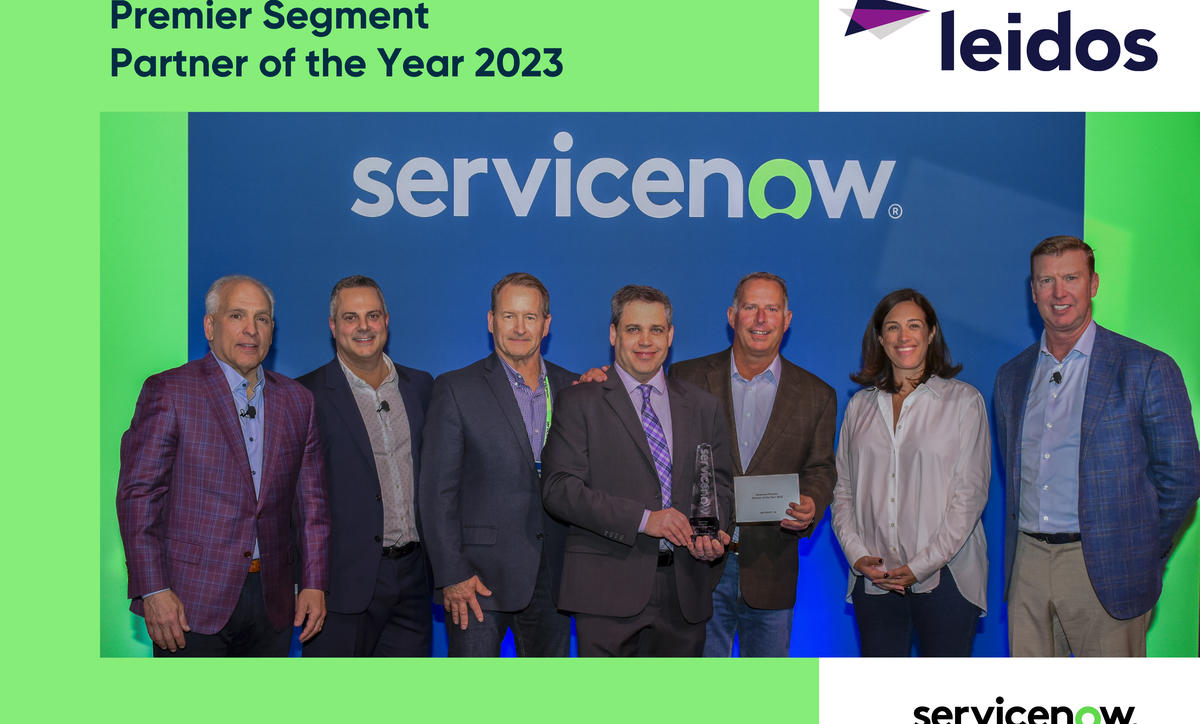 Leidos recognized as ServiceNow Americas’ 2023 Premier Partner of the ...