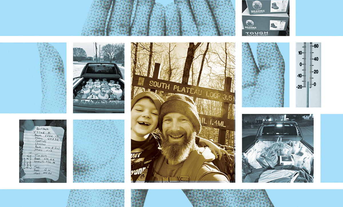 Father and son protect homeless in freezing temperatures | Leidos